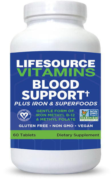 LifeSource Vitamins Blood Support Plus Superfoods is a supplement that ...