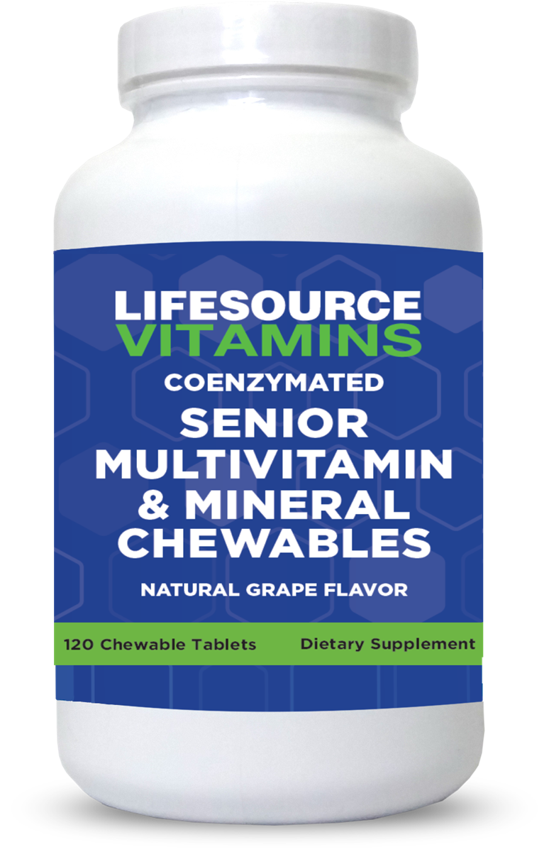 LifeSource Vitamins Coenzymated SENIOR Multivitamin & Mineral- These ...